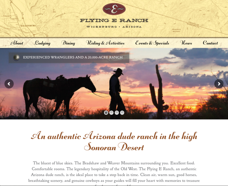 Flying E Ranch Hits the Trail with New Website - Eight Trails